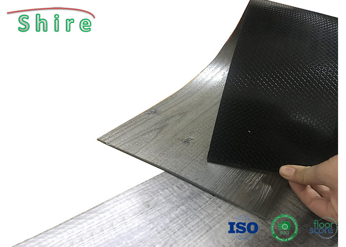 Loose Lay LVT Luxury Vinyl Flooring Fire Retardant With Heat And Cold ...