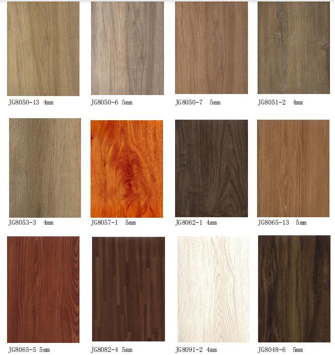 IXPE Backing Spc Laminate Flooring Sheet Vinyl Floor Covering