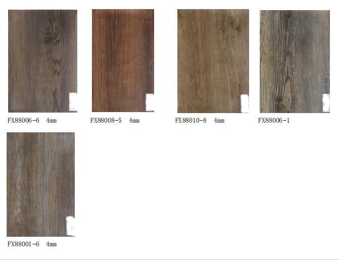 IXPE Backing Spc Laminate Flooring Sheet Vinyl Floor Covering